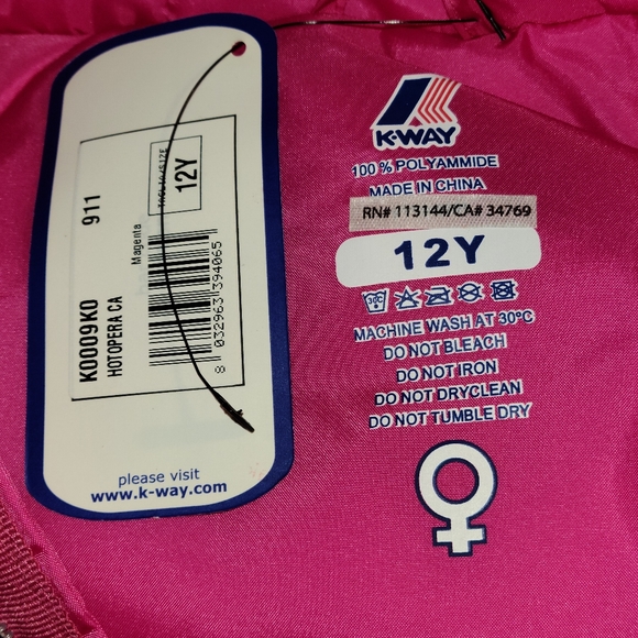 K-Way | Jackets & Coats | Kway Extra Long Hooded Winter Coat Size 2y ...